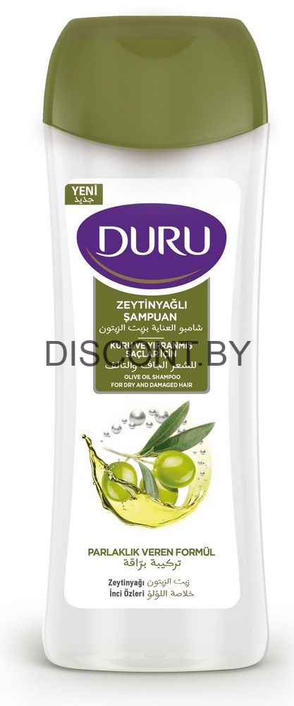 DURU шампунь д/волос для сухих и поврежденныхс маслом оливы 600мл ...